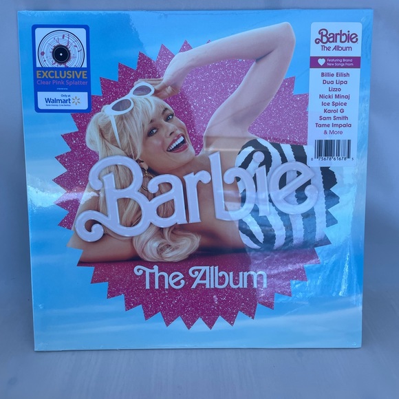 Media | Barbie The Album Clear Pink Splatter Vinyl Walmart Exclusive ...
